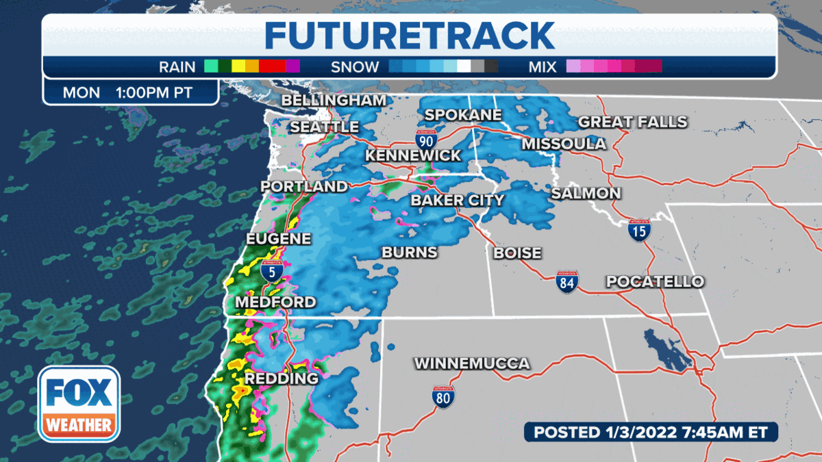 Storm system bringing more rain, snow to the West | Fox Weather