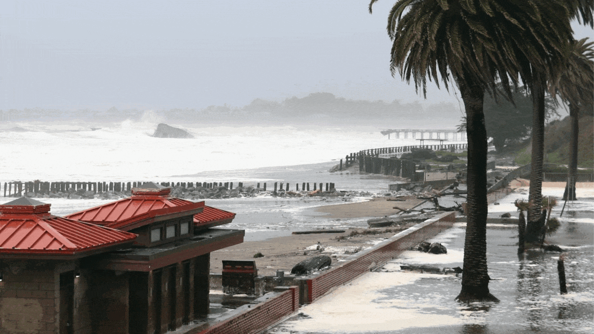 Dramatic videos, photos show the force of powerful bomb cyclone ...